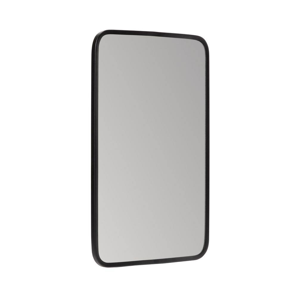 MH LONDON Camden 16 in. W x 24 in. H Iron Black Rectangular Accent ...