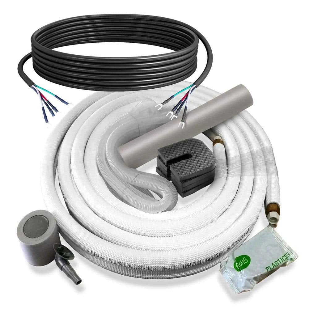 Pioneer Copper Piping Kit for Mini Split Installation 1/4 in. - 5/8 in ...