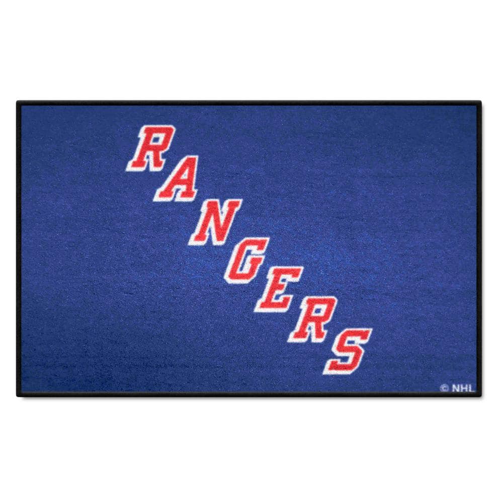 FANMATS New York Rangers Starter Mat Accent Rug - 19in. x 30in. 38637 ...