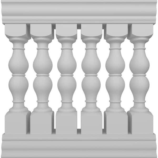 Ekena Millwork Fiberthane Avalon Balustrade 36 in. L x 40 in. H ...