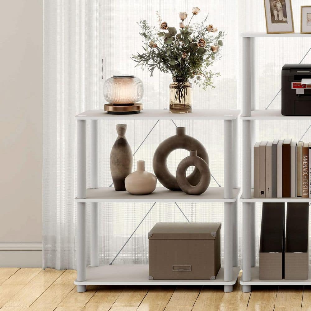 Furniture of America Quincy 30.1 in. Tall Greige Engineered Wood Wide 3 ...