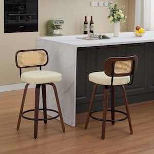 CHRISTOPHER KNIGHT HOME Marquina 25.25" Counter Stools with Beige ...