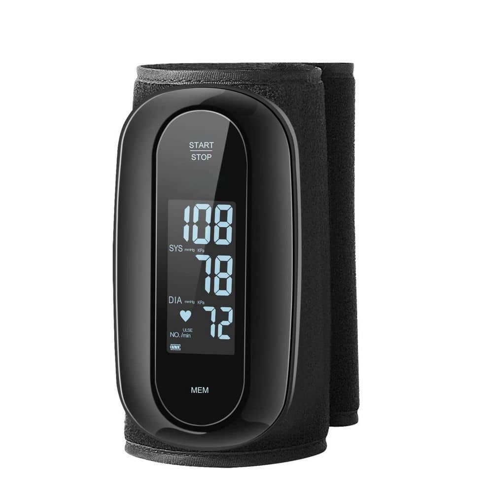 Wudkey Portable Blood Pressure Monitor Upper Arm with 9 to 14 in. Cuff ...