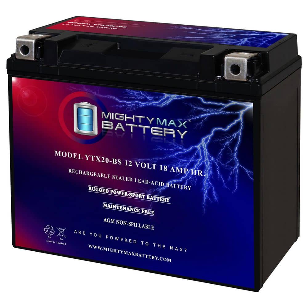 MIGHTY MAX BATTERY 12-Volt 18Ah Battery for Harley-Davidson 1340 FX/FXR ...