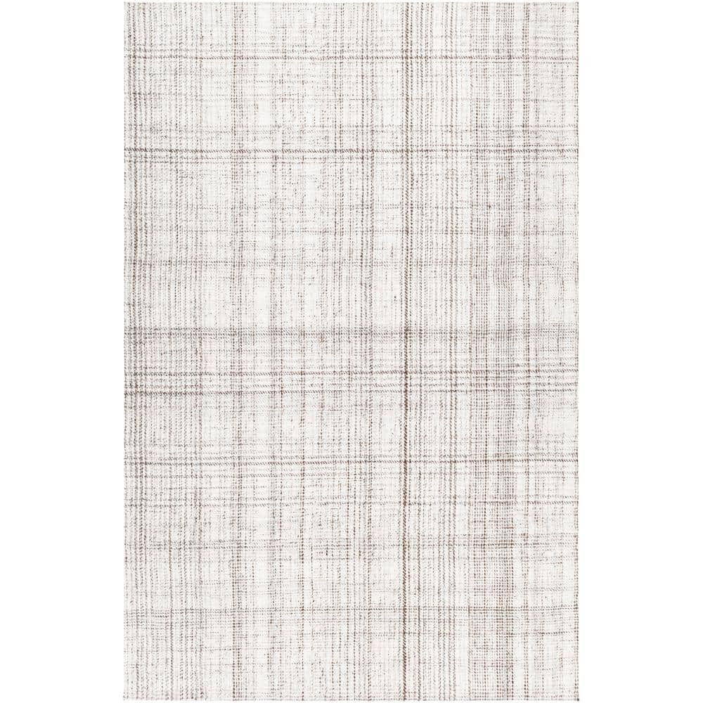 Livabliss Becki Owens Sammy Off-White Plaid 8 ft. x 10 ft. Indoor Area ...