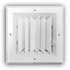 Everbilt 6 in. x 6 in. 2-Way Square Wall/Ceiling Register, White ...