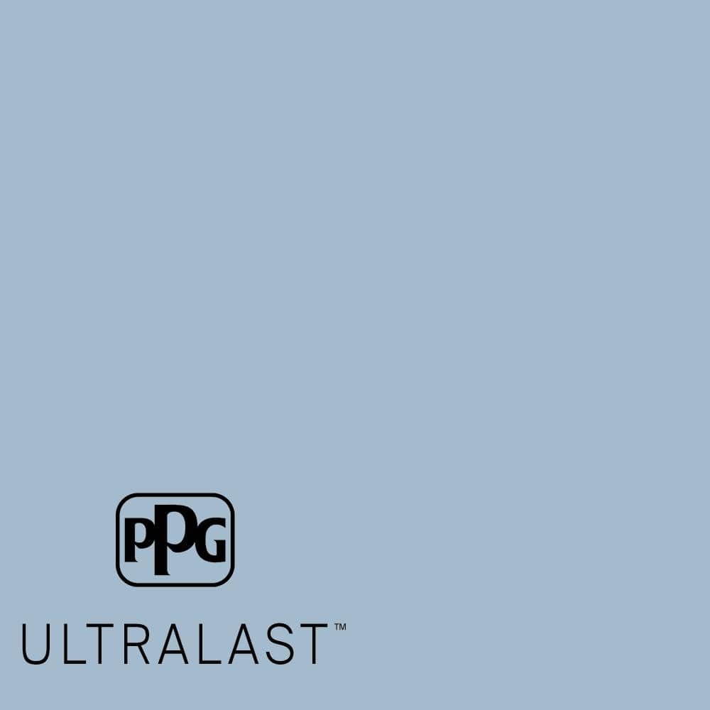 PPG UltraLast 5 gal. #PPG1159-3 Heavenly Blue Eggshell Interior Paint ...