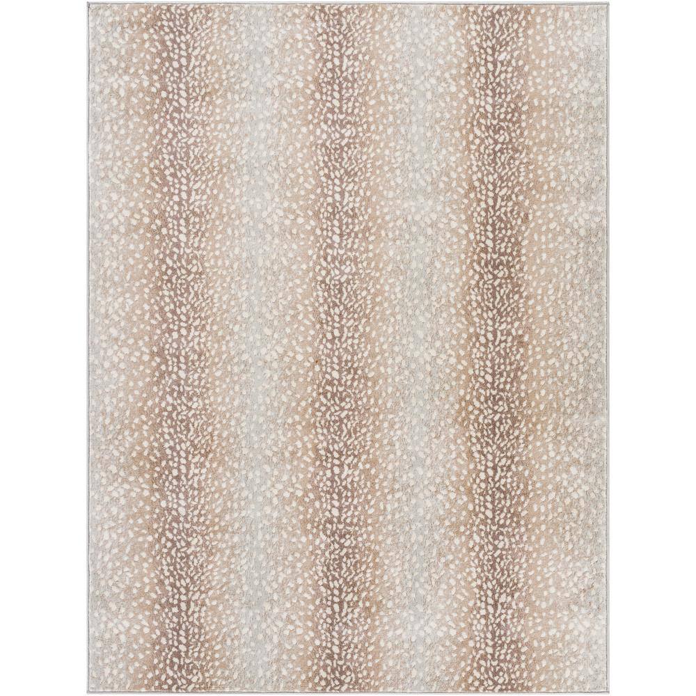 Livabliss Pablo Camel/Light Gray 6 ft. 7 in. x 9 ft. Area Rug ...