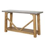Leisure Made Athens Concrete Outdoor Console Table 970312