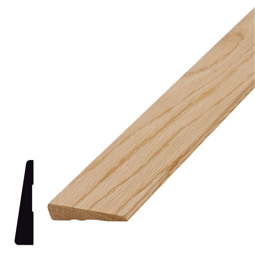 Alexandria Moulding LWM 324 9/16 in. x 2-1/4 in. x 84 in. Oak Wood ...