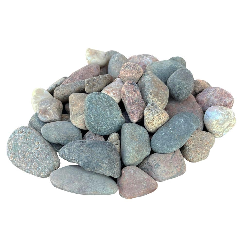 Vigoro 0.5 cu. ft. Pond Pebbles Landscape Rock (32 Bags/16 cu. ft ...
