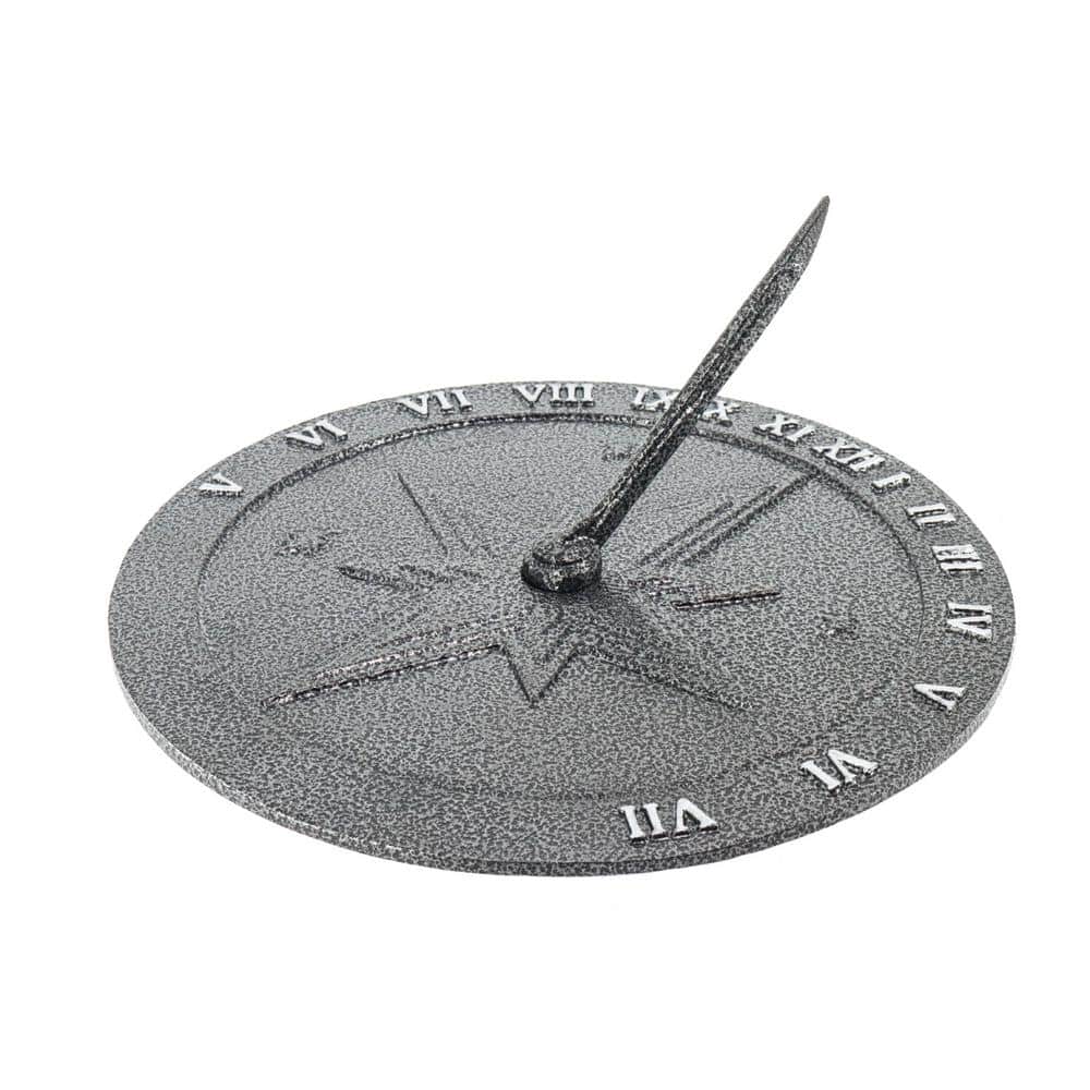Montague Metal Products Cast Metal Roman Sundial - Swedish Iron SD-4-SI ...