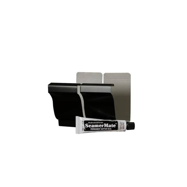 Amerimax Home Products 5 in. Black Aluminum Seamers with Seamermate (2 ...
