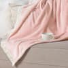 Best Home Fashion Dusty Dusty Pink Romantic Lace Throw Blanket THROW ...