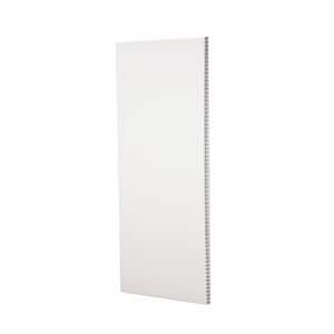 UtiLite 3/8 in. x 16 in. x 96 in. White Plastic Tongue and Groove Wall ...
