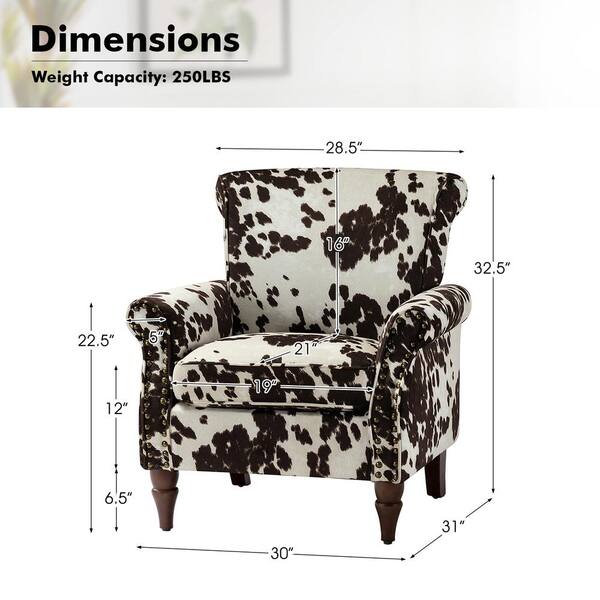 Cowhide chairs with nailhead trim store