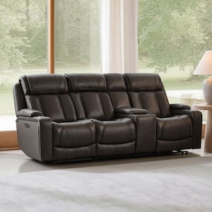 Spruce & Spring Ziva 83.86 in. Navy Triple Motor Square Arm Rectangle ...