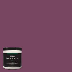 BEHR DYNASTY 8 oz. #690B-7 Plum Jam Satin Enamel Interior/Exterior ...