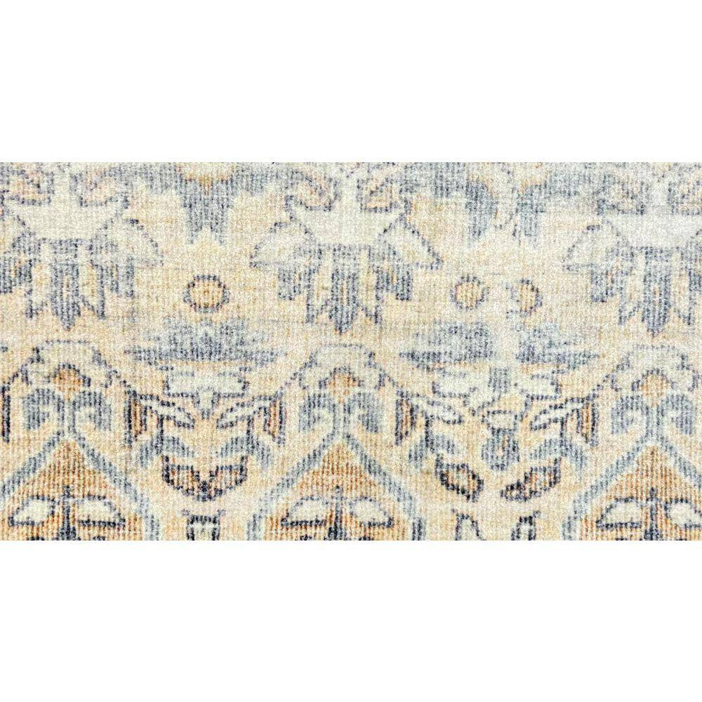 Studio 67 Sweet Curry 2.29 ft x 3.92 ft Cream Gray and Rust Kilim Style ...