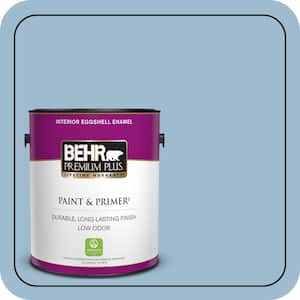 BEHR ULTRA 1 gal. #S500-3 Partly Cloudy Satin Enamel Exterior Paint ...