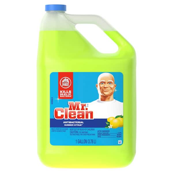 Mr. Clean 128 oz. Summer Citrus Multipurpose Cleaner with Febreze + Mr ...