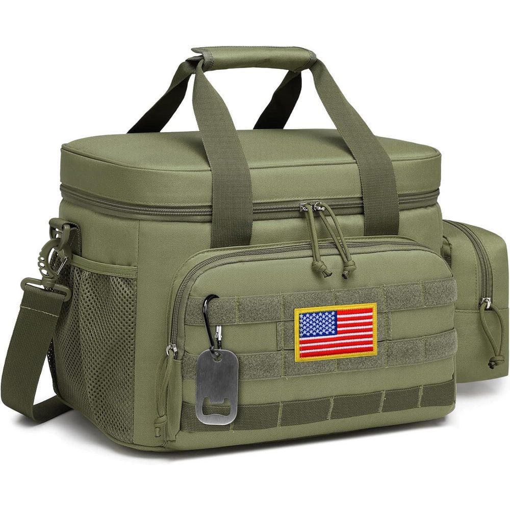 Misopily 21 qt. 20L Tactical Leakproof Insulated Cooler with Detachable ...