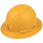 Klein Tools Hard Hat, Non-Vented, Cap Style, Yellow 60535 - The Home Depot