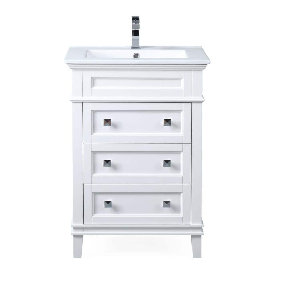 Benton Collection Felix 24 in. W x 18.5 in D. x 34.5 in. H Bathroom ...