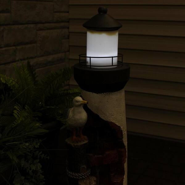 Lighthouse Outdoor Water Fountain Sunnydaze Gull's Cove Outdoor