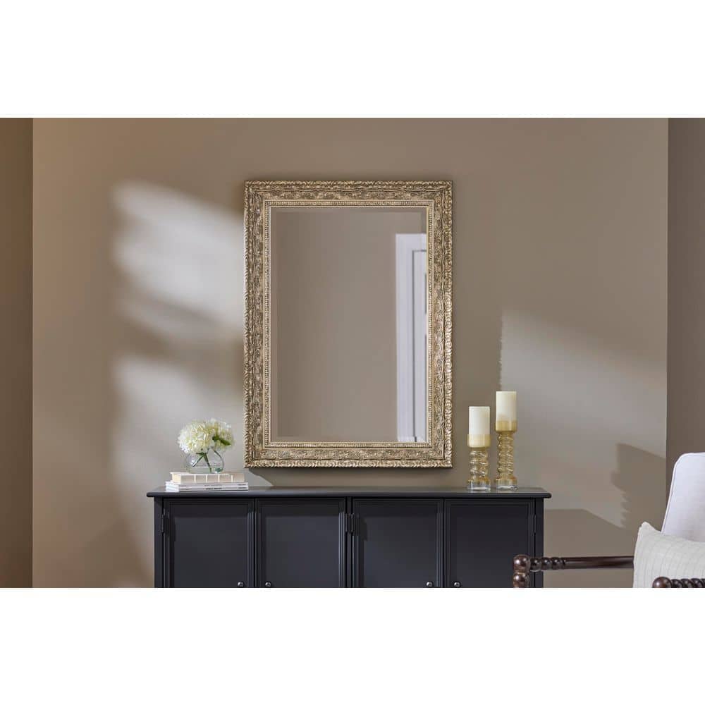 Home Decorators Collection Silver 31.4 in. W x 43.3 in. H Rectangle ...