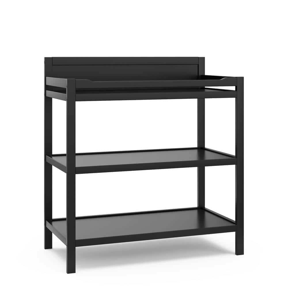 Storkcraft Alpine Black Changing Table 00524-22B - The Home Depot