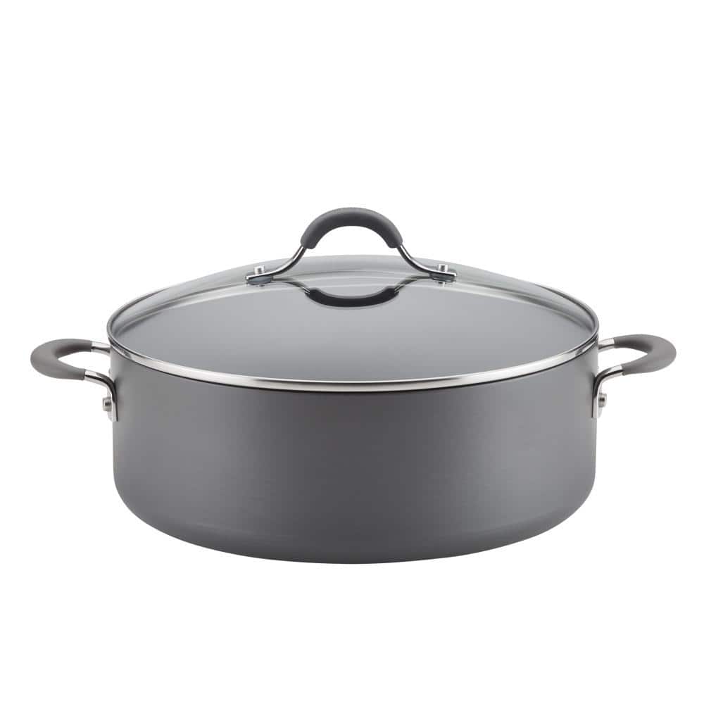 Circulon Radiance 7.5 qt. Hard-Anodized Aluminum Nonstick Stock Pot in ...