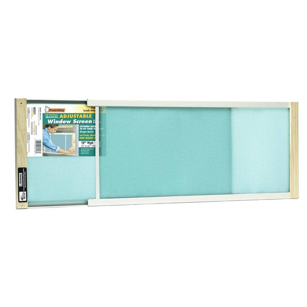 W B Marvin 25 in. - 45 in. Adjustable Window Filter with Screen AWS1145 ...