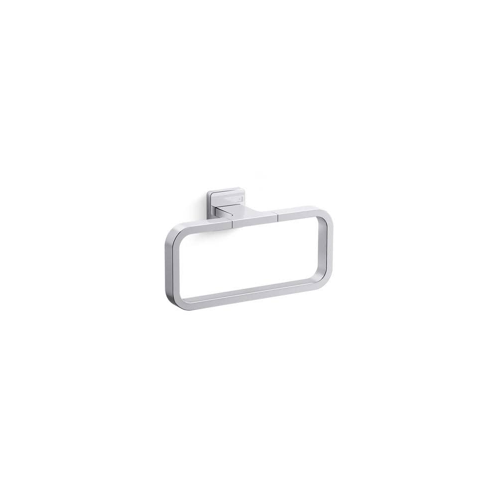 KOHLER Mavera Wall Mounted Towel Ring in Polished Chrome R35739-CP ...