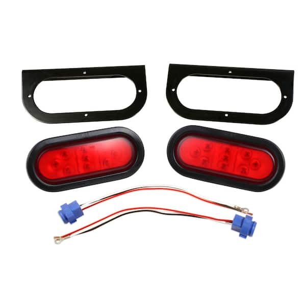 SuperNova LED Oval Trailer Stop Tail Turn Submersible Lighting Kit ...