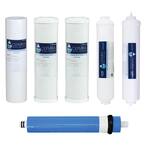 ISPRING F3US Reverse Osmosis RO System 6-Month Supply Replacement ...