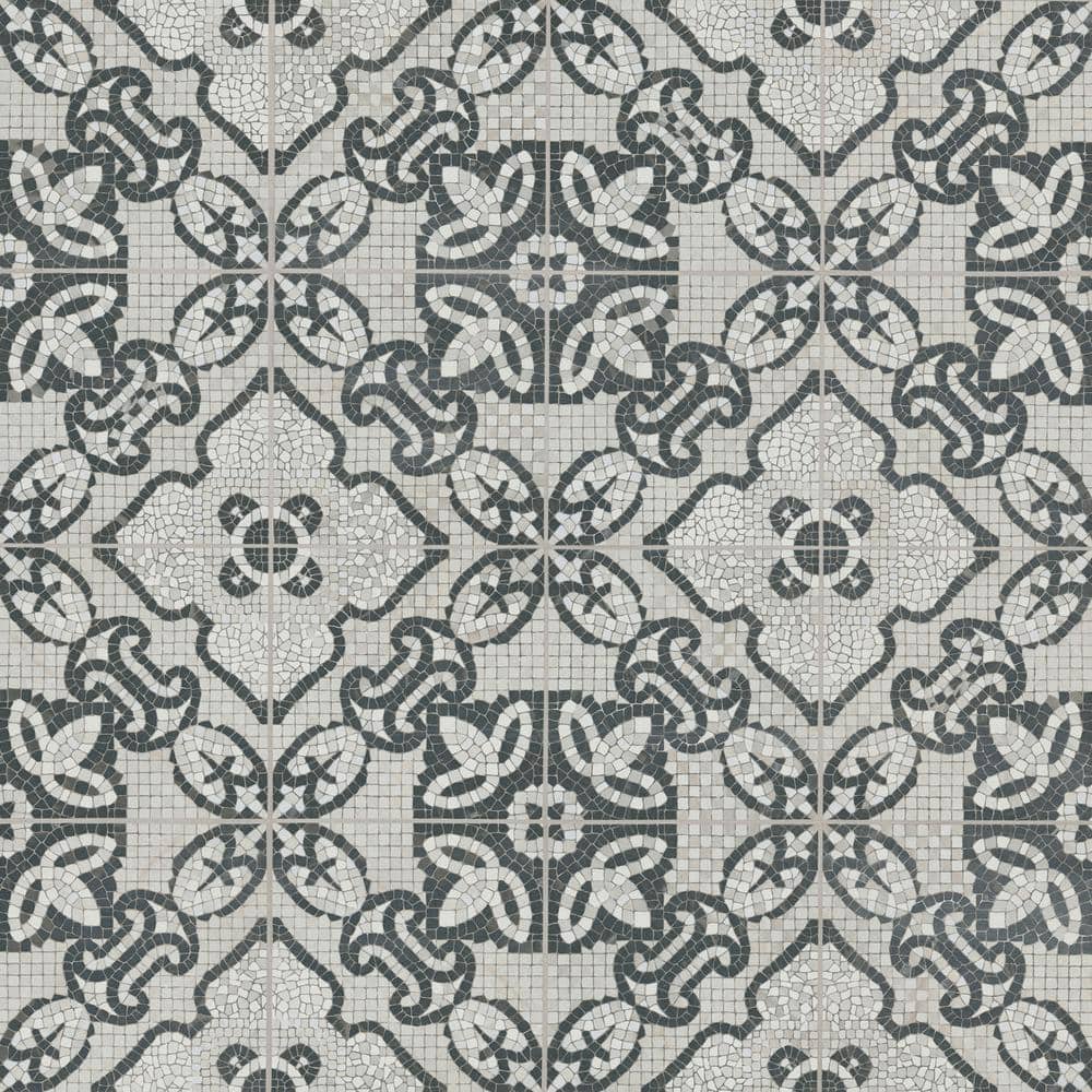 MSI Trastevere 8 in. x 8 in. White Matte Porcelain Floor and Wall Tile ...