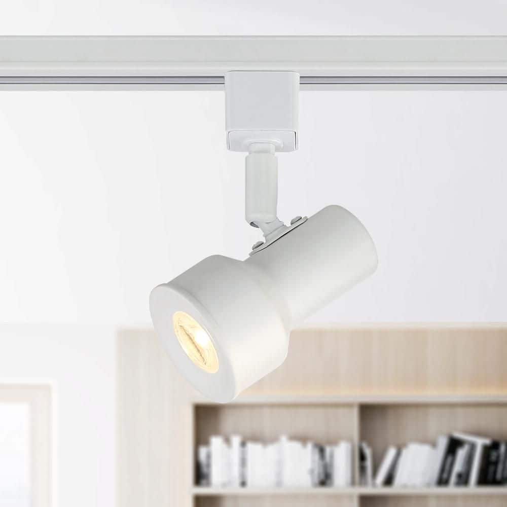 EnviroLite EnviroLite 3.5 ft. White Integrated LED Hardwired Track ...