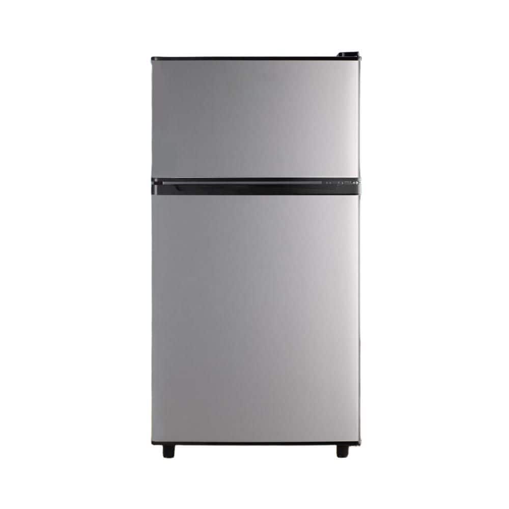 HOMLUX 3.5 cu. ft. Manual Defrost Mini Upright Freezer in Stainless ...