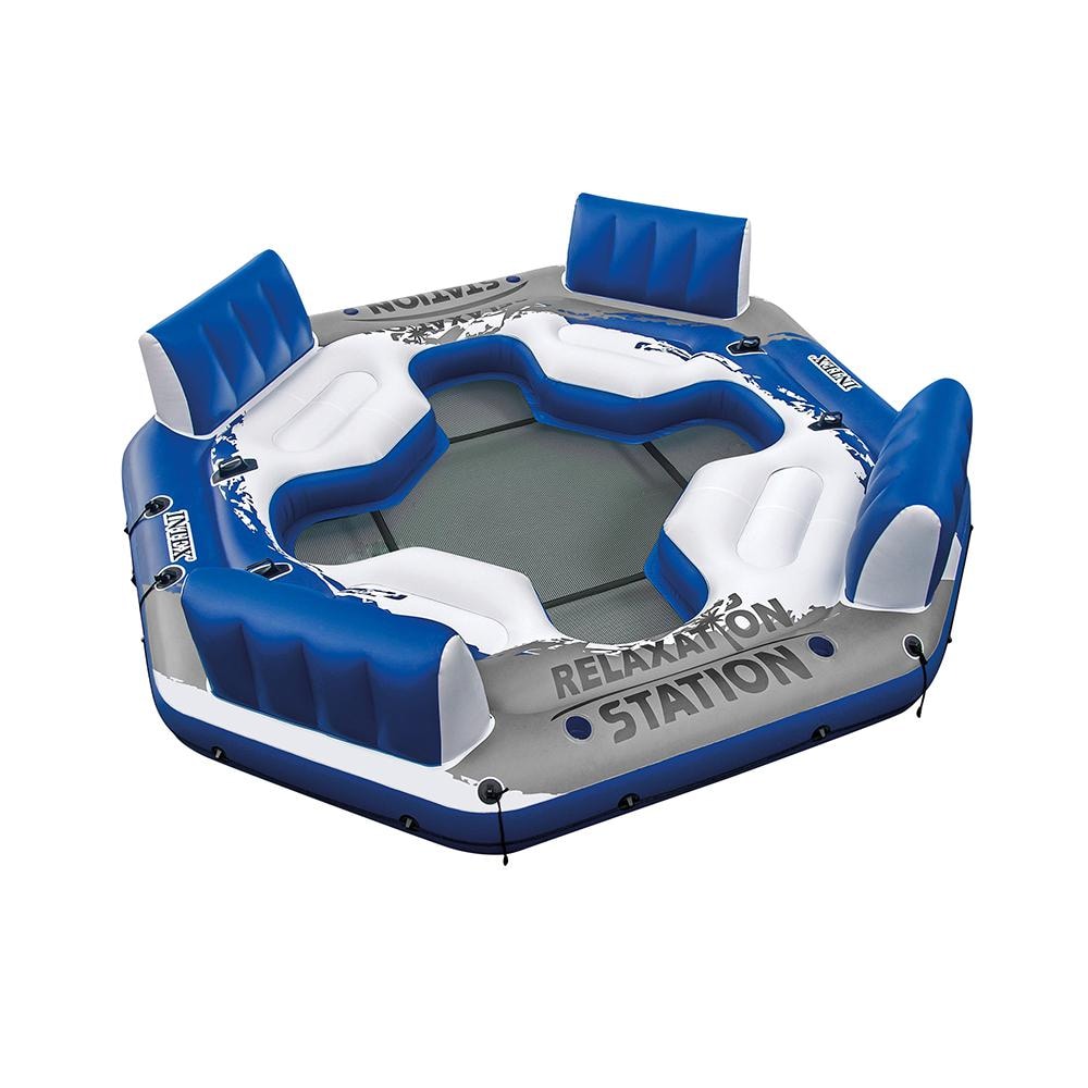 Intex Inflatable Pacific Paradise 4-Person Relaxation Station Lounge ...