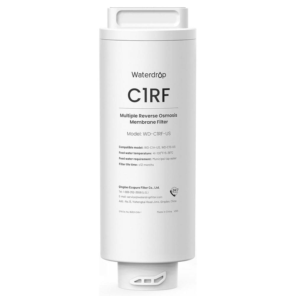 Waterdrop WD-C1RF Filter with RO membrane, Replacement for WD-C1S and ...