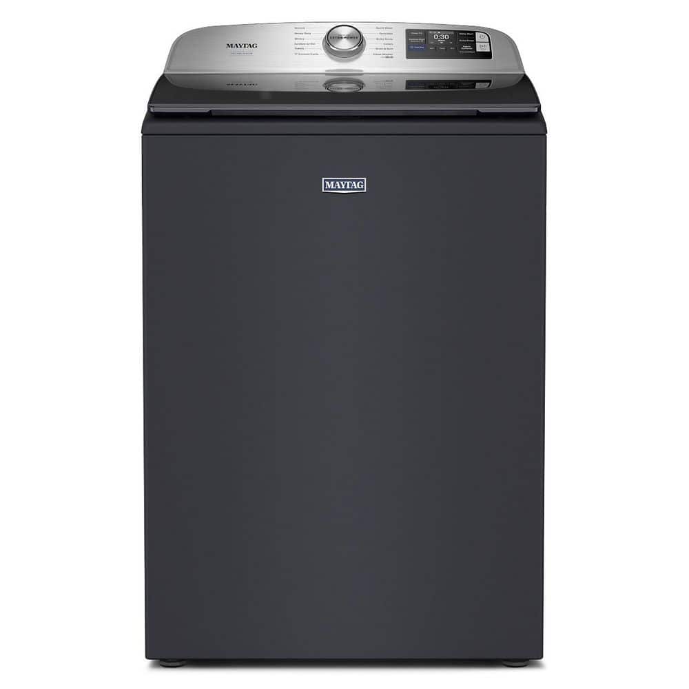 Maytag 5.3 cu. ft. Pet Pro Top Load Washer in Midnight Steel with ...