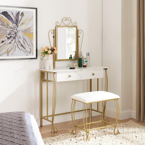 Metal frame dressing table store