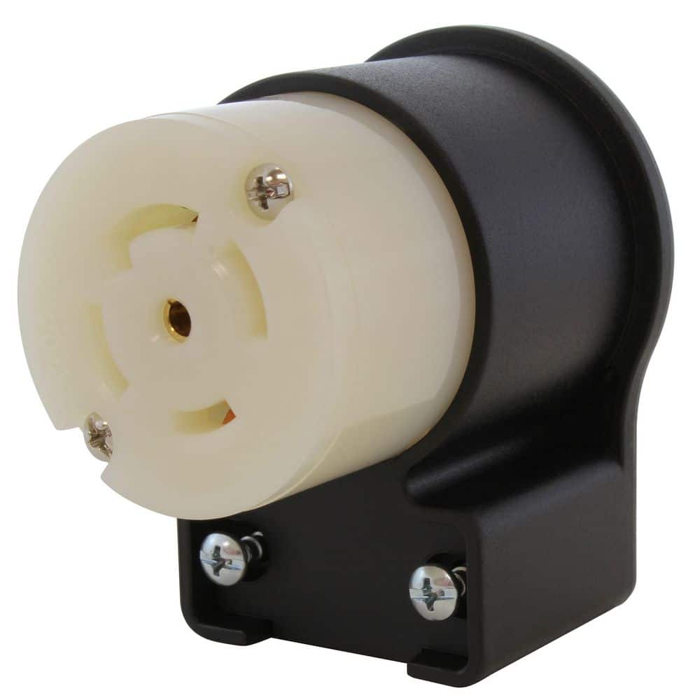 AC WORKS NEMA L21-30R 30 Amp 3-Phase 120/208-Volt 3PY, Elbow 5-Wire ...