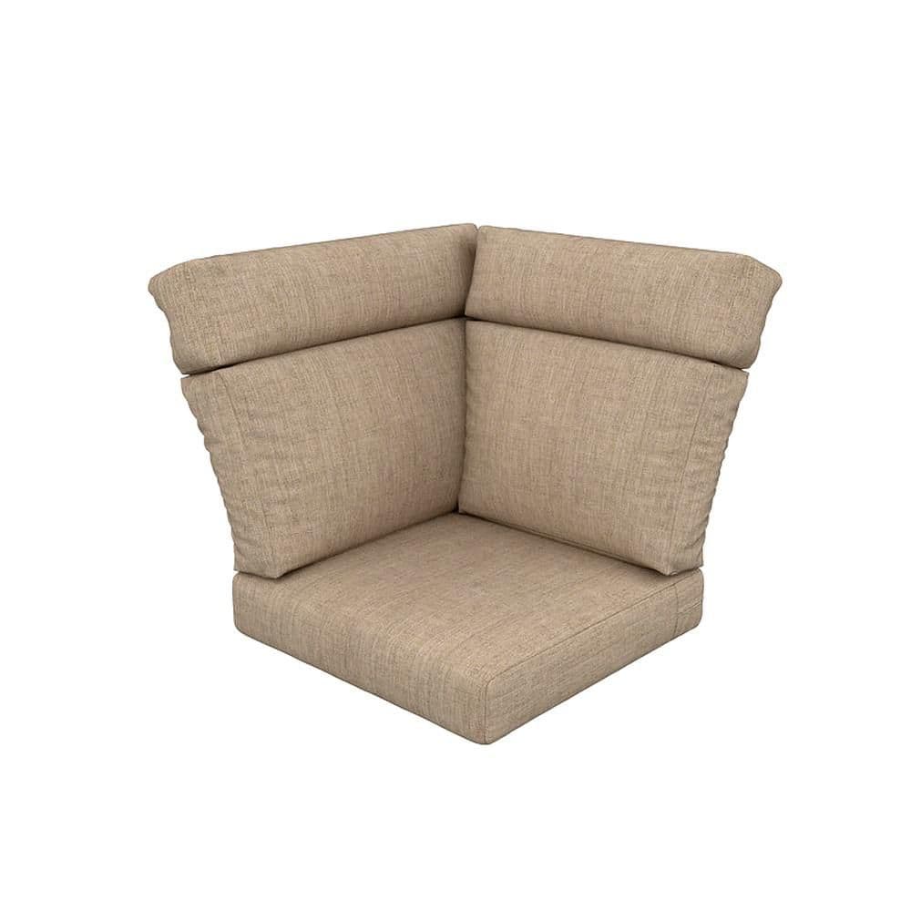 COVERS&ALL 25 x 25 Sunbrella Outdoor Sofa Replacement Cushion-Cast Ash ...