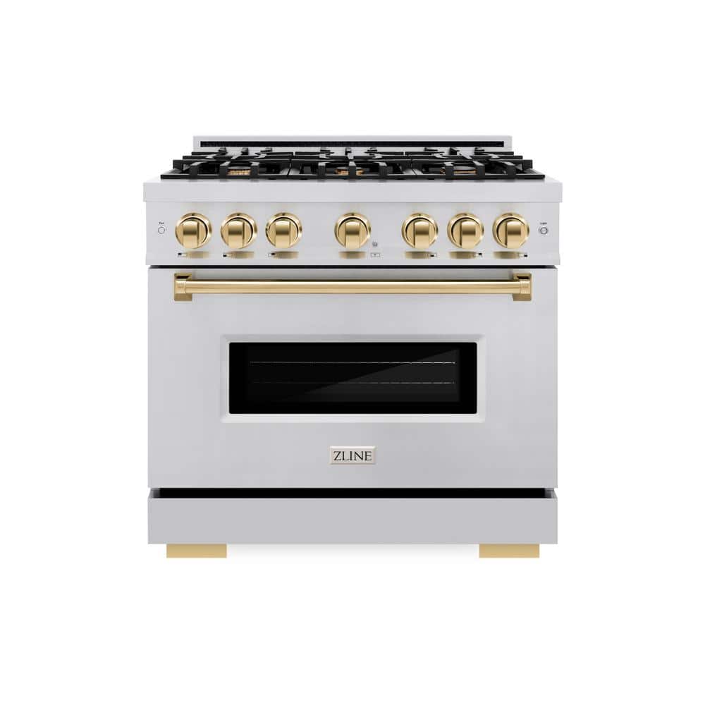 Reviews for ZLINE Kitchen and Bath Classic 36 in. 6-Burner Dual Fuel ...