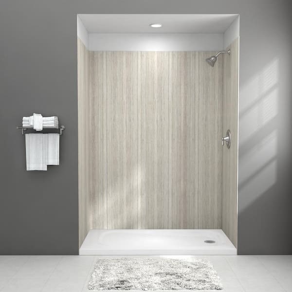 American Standard Passage 60 x 32 Alcove Shower Pan Base with Right ...