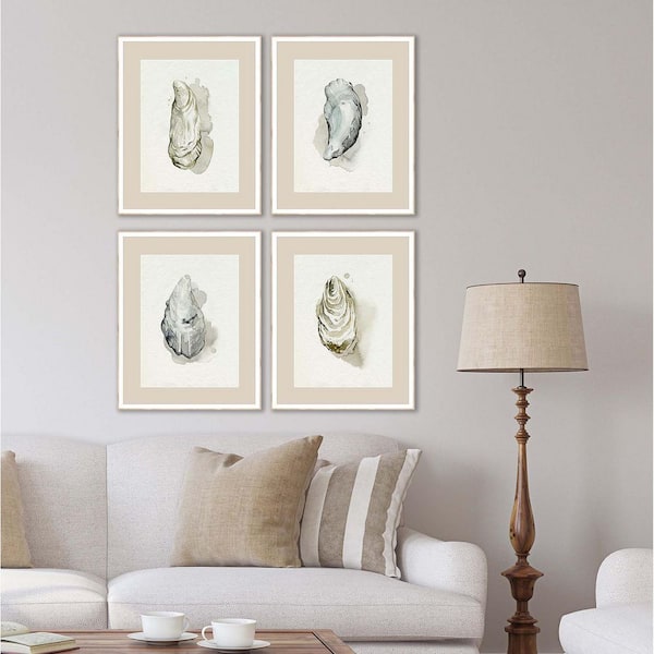 Paragon Popp 4 Piece Framed Giclee Coastal Art Print 26 in. x 21 in ...