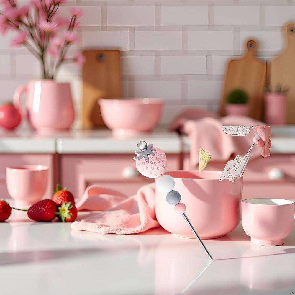 Professional Pastry Scriber Needle, Pink Stainless Steel Sugar Stir ...