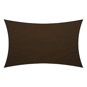 AMGO 12 ft. x 20 ft. White Rectangle Shade Sail Rectangle-12x20-White ...